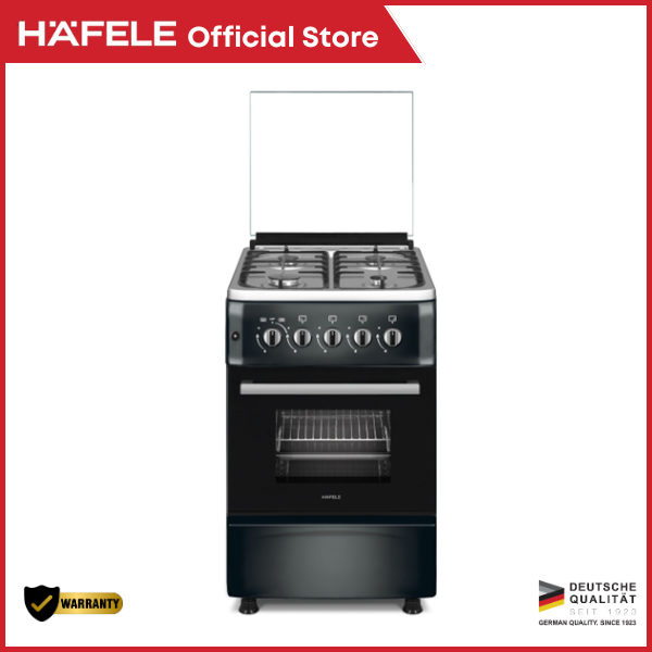 HAFELE Free Standing Cooker, 4-Gas Burner, Gas Oven, Rotisserie, 50cm ...