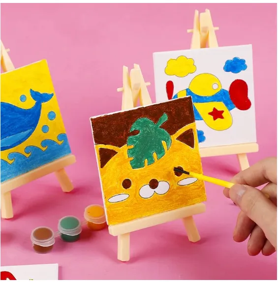 Mainan Anak Edukatif Kreatif Papan Kanvas Lukis Sketsa Gambar Siap ...