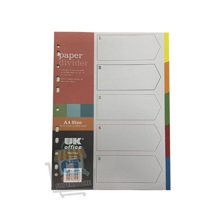 UK OFFICE File Divider 5's | Lazada PH
