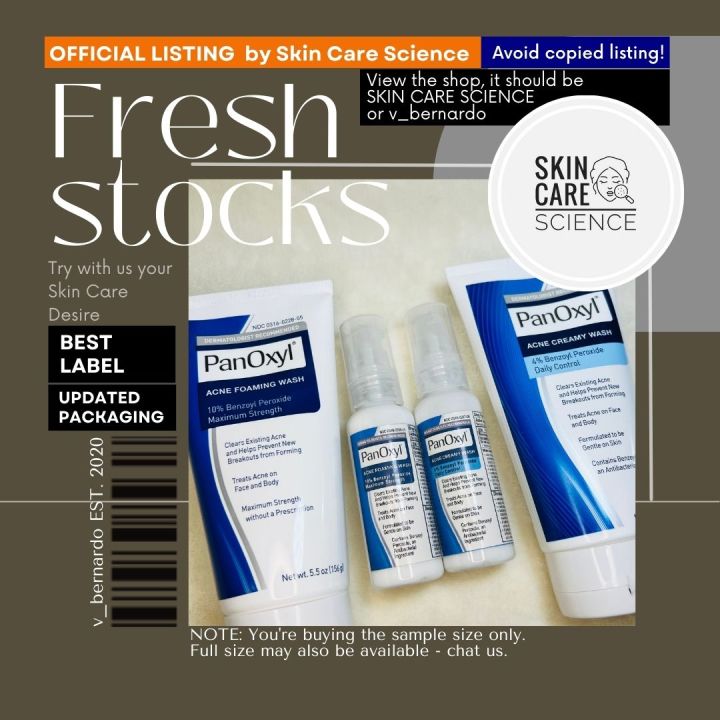 PanOxyL Acne Creamy Wash 4% Benzoyl Peroxide 10% Benzoyl Peroxide ...