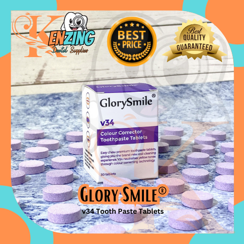 Glory Smile v34 Tablet Toothpaste 1box (30 pcs) | Lazada PH