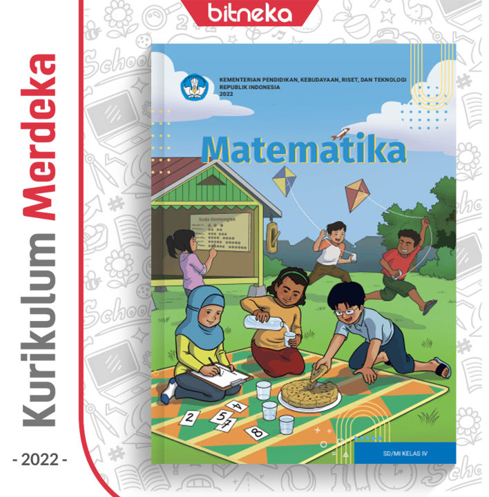 Buku Matematika untuk SD/MI Kelas 4 Kurikulum Merdeka Kurmer | Lazada Indonesia