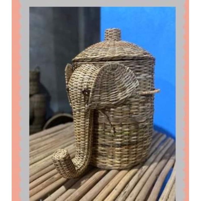 elephant basket/ animal basket/ multipurpose bin | Lazada PH