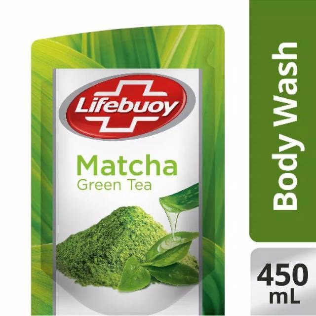 Lifebuoy Sabun Cair Matcha Green Tea and aloe vera Refill 450Ml ...