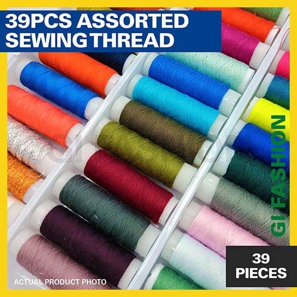 39 PIECES Assorted Sewing Thread Sinulid Panahi Set | Lazada PH