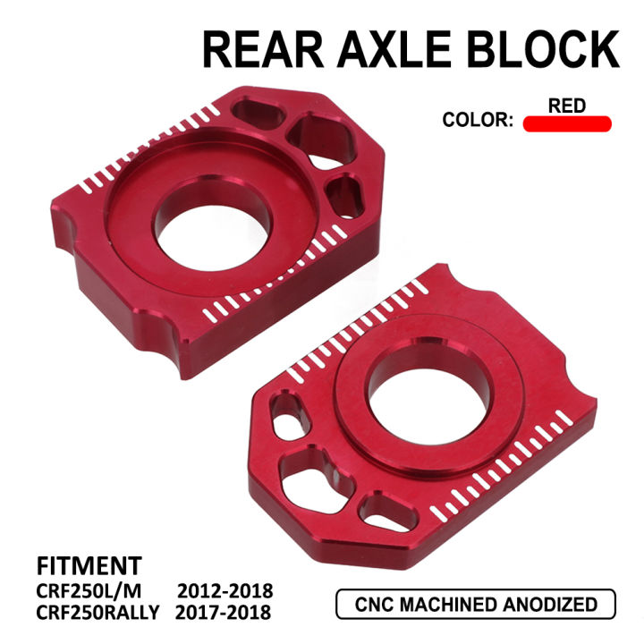 JFG MOTO Pair Axle Block For CRF250L CRF250M CRF250R ALLY motorcycle ...