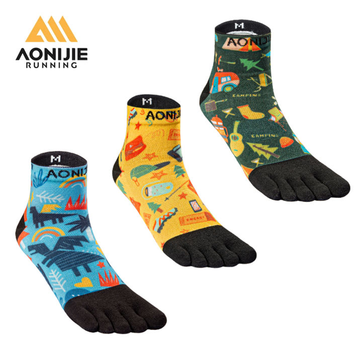 AONIJIE E4842 3 pairs Five Toe Socks for Men and Women Professional ...