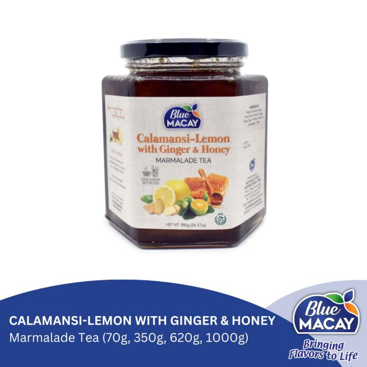 Blue Macay Calamansi-Lemon with Ginger & Honey Marmalade Tea (70g, 350g ...