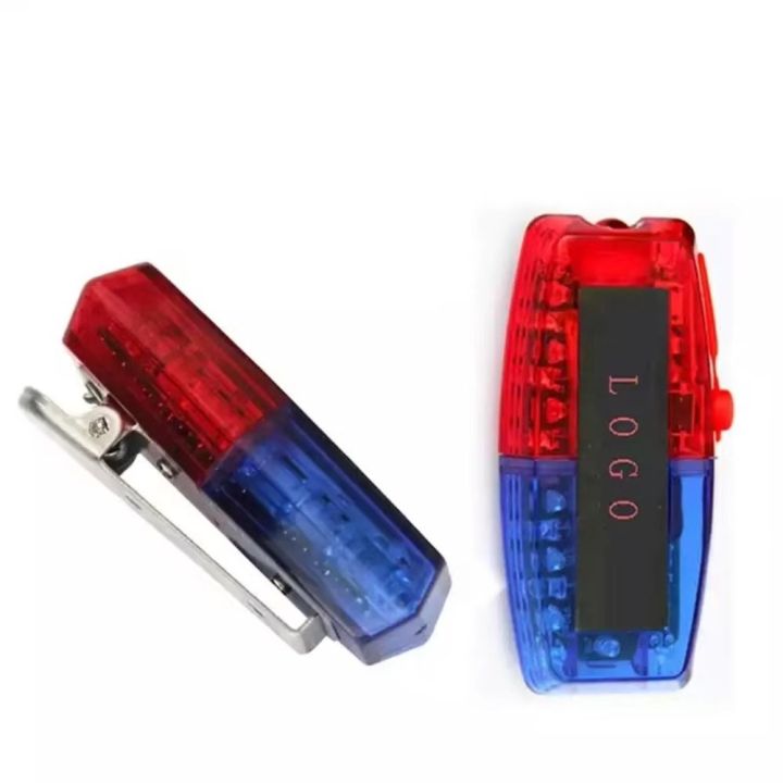 WFYW Rechargeable LED Shoulder Warning Light Red Blue Waterproof ...