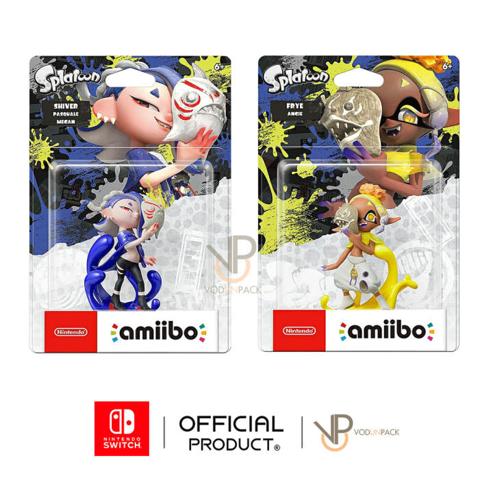 [Amiibo] Splatoon 3 แท้ Deep Cut / Shiver / Frye / SERIES FIGURE ...