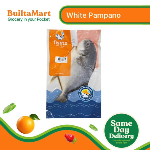 Frozen [Cleaned] White Pompano (400-500g) by Fishta | Lazada PH