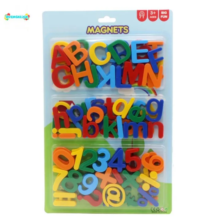 Toys Learning Educational Toys Math Symbols Numbers Alphabet Magnet ...
