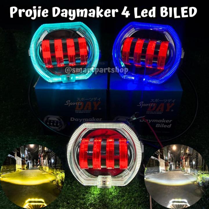 Lampu Tembak Biled Projie Biled proji Biled 4 lensa 8D Lampu Utama ...