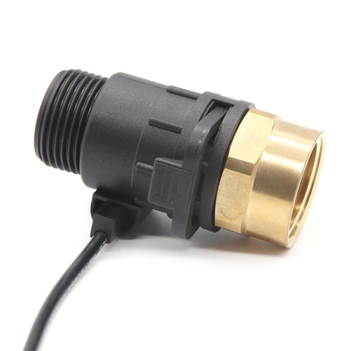 Vertical/Horizontal Water Flow Switch Control Flowmeter Hall Effect ...