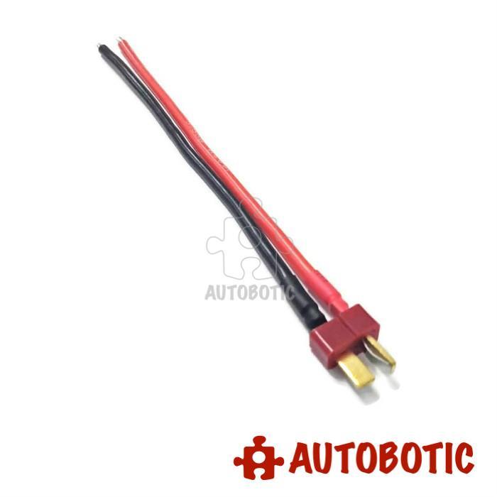 LiPo Battery Dean T Male Connector with 14AWG Cable (15cm) | Lazada