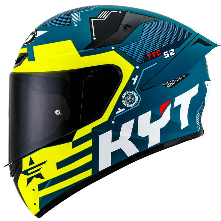 helm kyt tt course fuselage matt yellow VISOR CLEAR | Lazada Indonesia