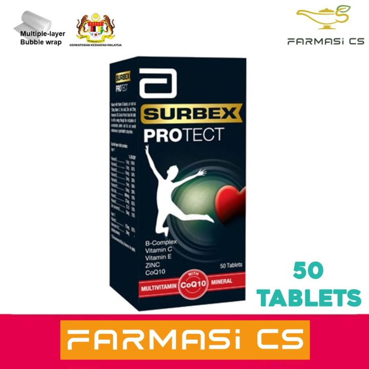 Abbott Surbex Protect 50 tablets EXP:01/2025 [ Vitamin B Complex ...