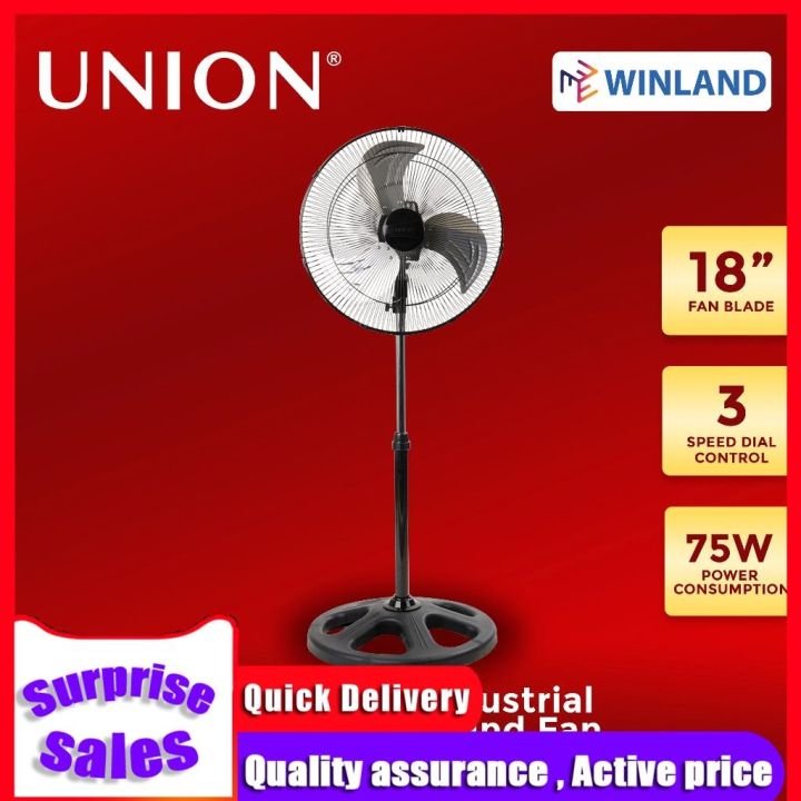 UNION by Winland 18inches Industrial Stand Fan / Electric Fan UGTF-18SF ...