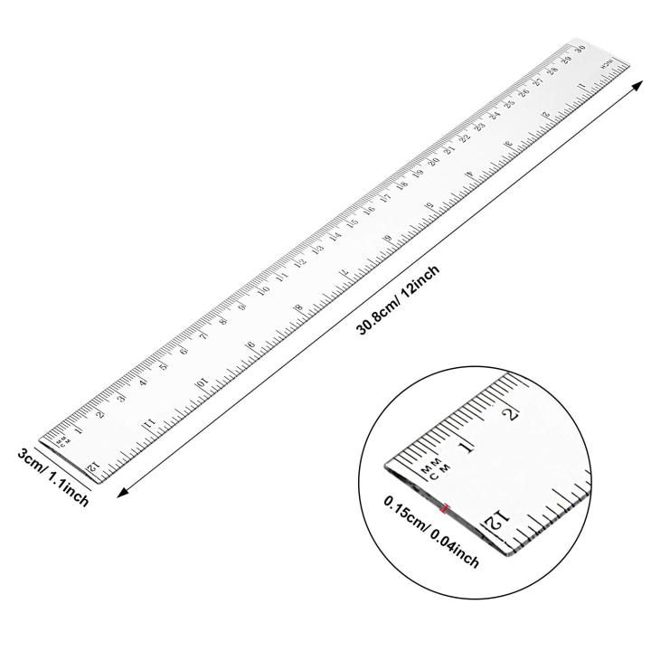 PLASTIC RULER 30cm/12inches | Lazada PH