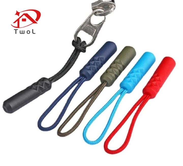 TwoL Anti-theft Zipper Tent Zippers Pull Rope Pull Puller Zipper Rope Zipper Puller | Lazada PH