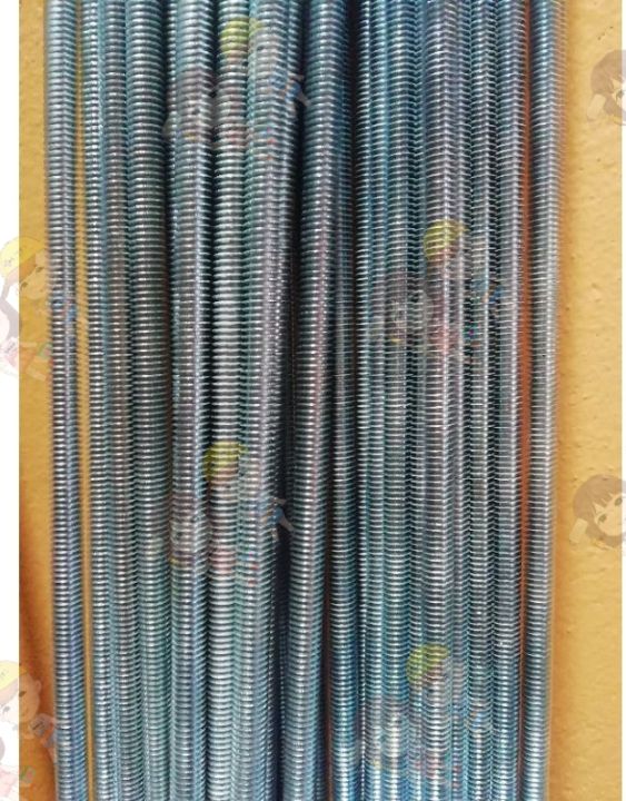 5/16", 3/8", 1/2", 5/8" X 6FEET BSW MILD STEEL FULL THREADED SCREW ROD ...
