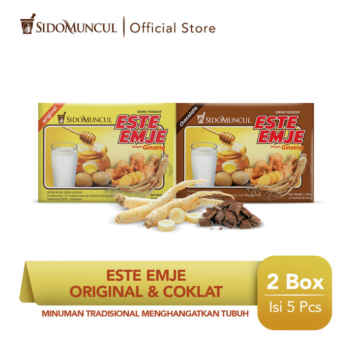 Este Emje Original dan Coklat Susu Telur Madu Jahe Menghangatkan Tubuh | Lazada Indonesia