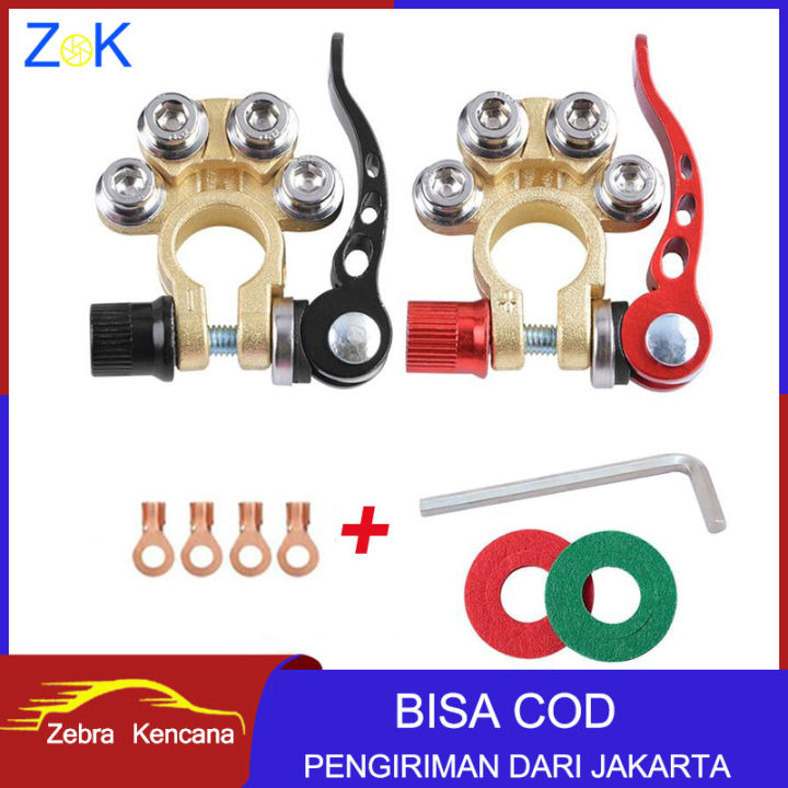 (Dikirim Dari Jakarta) Terminal Kepala Aki Mobil Bahan KUNINGAN/Tutup ...