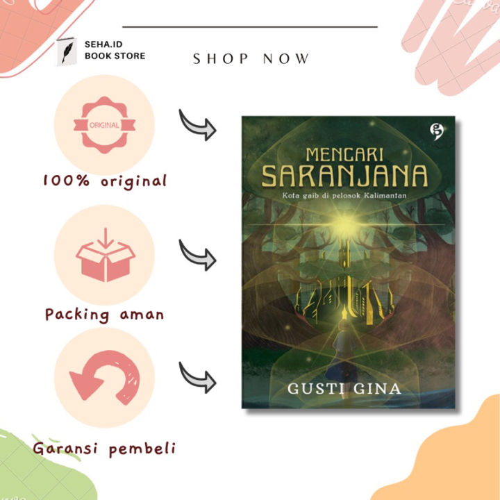 Buku Mencari Saranjana : Kota Gaib di Pelosok Kalimantan - Gusti Gina ...
