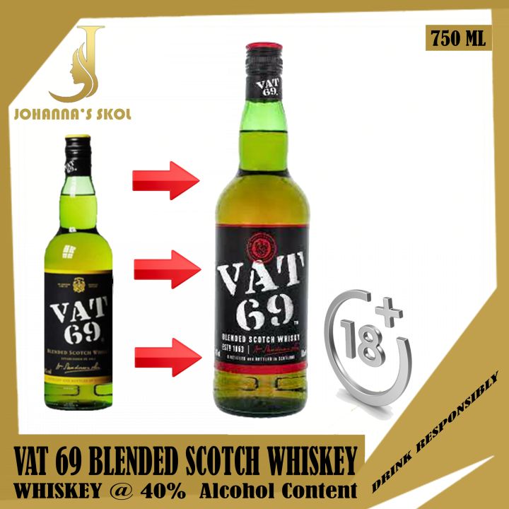 VAT 69 Blended Scotch Whisky 750mL | Lazada PH