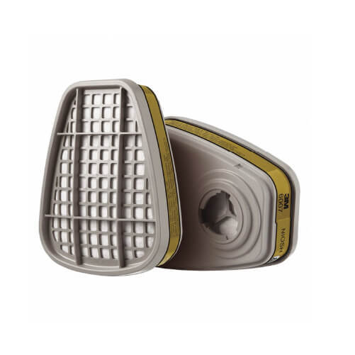 3M 6007 Mercury Vapor / Organic Vapor /Acid Gas Cartridge for 3M ...