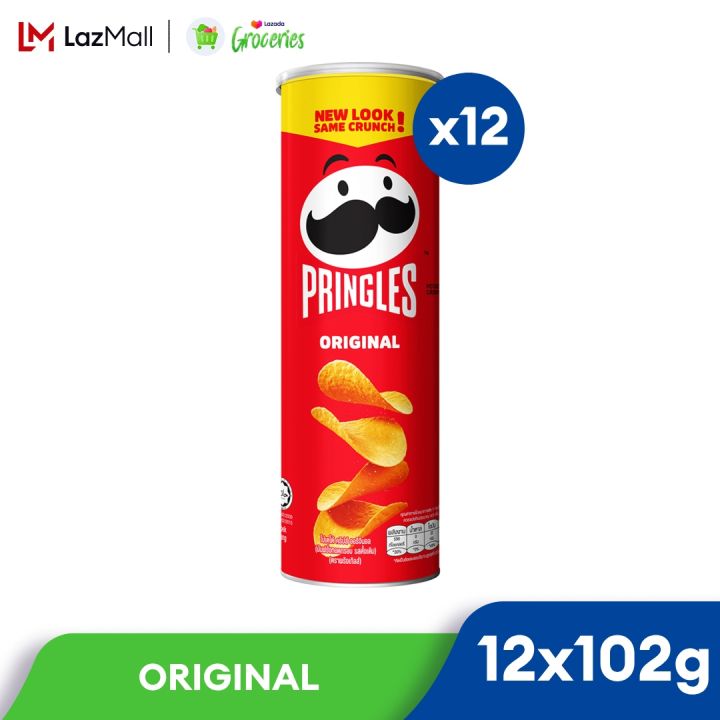 [CARTON] PRINGLES ORIGINAL 12x102g | Lazada
