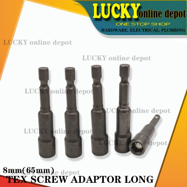 1PC MAGNETIC TEX SCREW ADAPTER 8mm ( LONG ) | Lazada PH