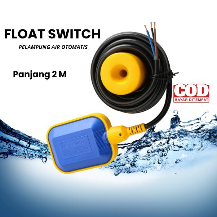 PREMIUM SUPER-Float Switch Sensor Pelampung Pompa Air Celup 2 meter ...