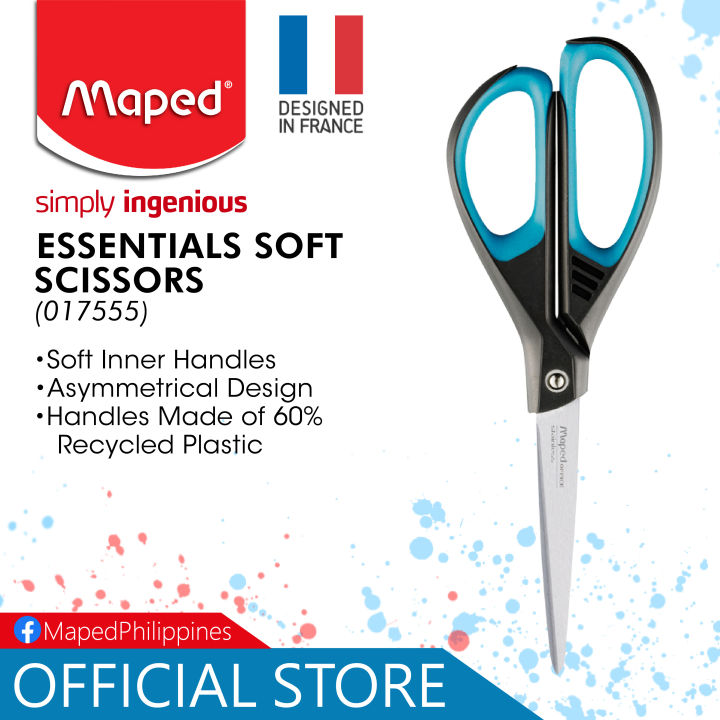 MAPED Essentials Soft Scissors | Gunting | Soft Inner Handles | Handles ...