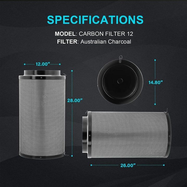Pro Carbon Filter 12 Inch | Lazada.co.th