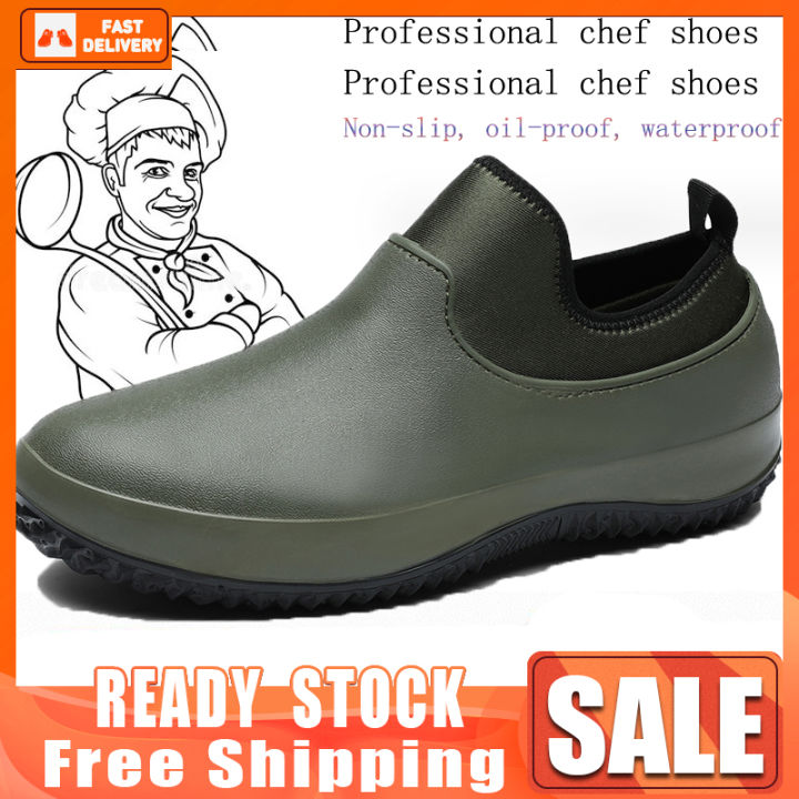 Chef Shoes Waterproof High Quality Non-slip Waterproof Oil-proof ...