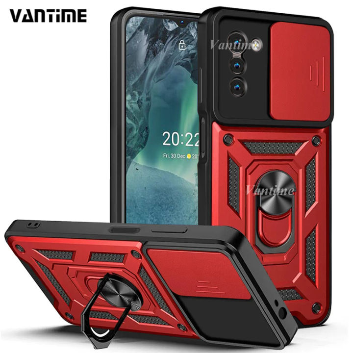 Vantime for Nokia G21 Phone Case Slide Camera Cover Kickstand Hard ...