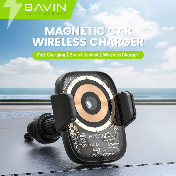 BAVIN PC1070 15W Fast Wireless Charging Intelligent Transparent ...