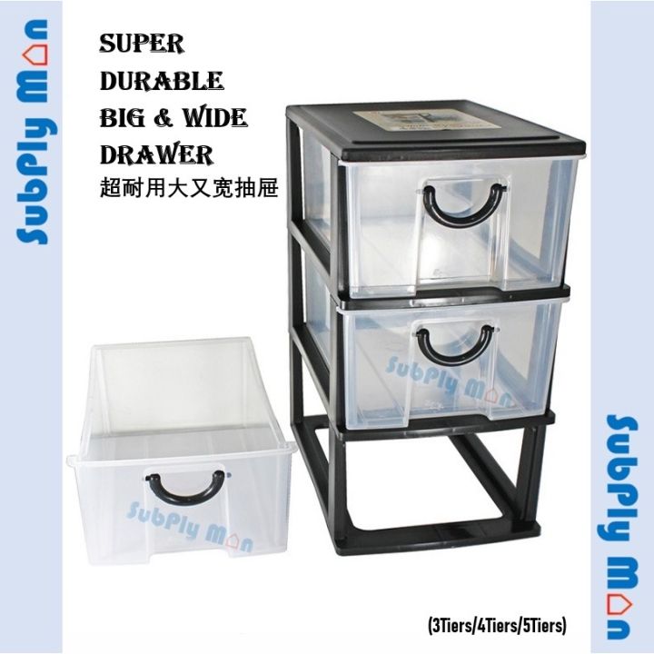 BIG & WIDE Table Drawer/Storage Box/Stationery Drawer/Mask Drawer (3/4 ...