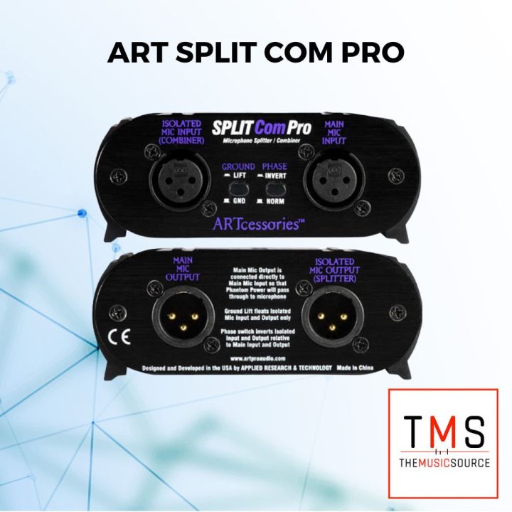 ART SplitCom Pro 2-way Mic Splitter / Mic Combiner | Lazada PH