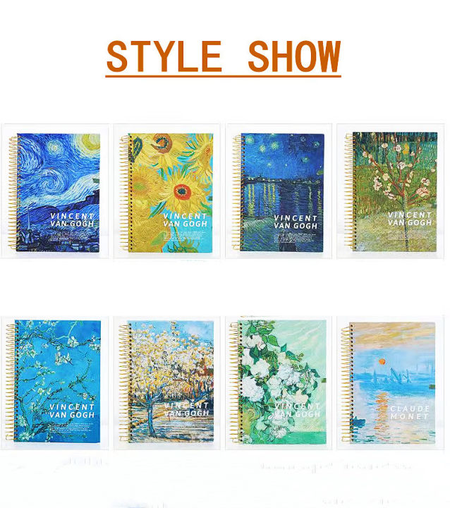 302 Pages World-famous Painting Notebook Thick Big College Notebook ...
