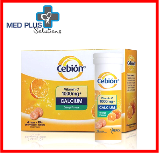Cebion Vitamin C 1000mg + Calcium Effervescent Tablets (Exp:5/2023) CLEARANCE | Lazada