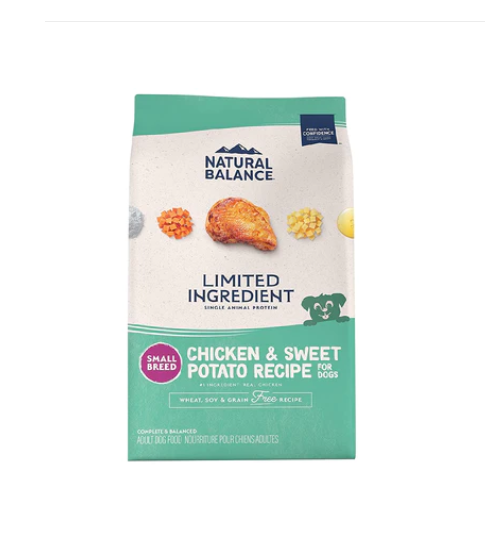 Natural Balance LID Chicken & Sweet Potato Dry Dog Food For Small Breed ...