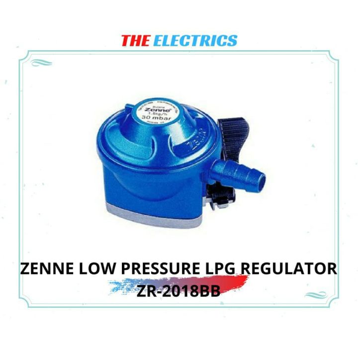ZENNE LOW PRESSURE LPG REGULATOR ZR-2018BB / 5FT 2MPa HOSE / 2 CLIPS ...