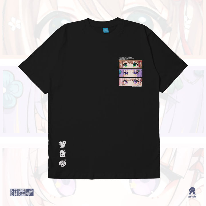 Risu Moona Iofi Area 15 Hololive Gen 1 Holo ID Baju Kaos Vtuber ...