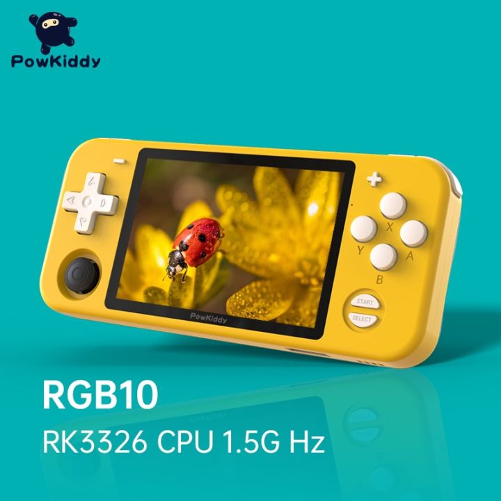 POWKIDDY RGB10 Open Source System Handheld Game Console RK3326 Chip IPS ...