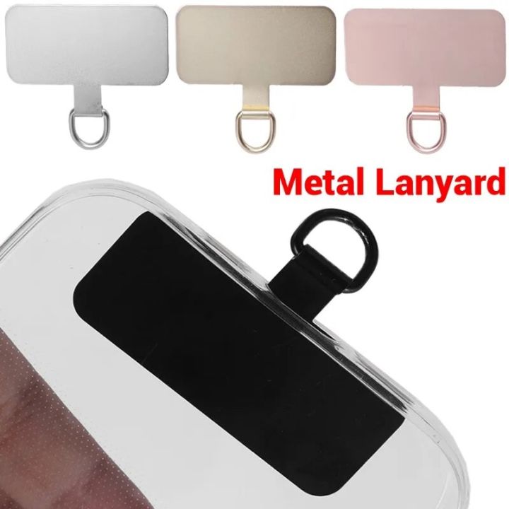 Mobile Phone Lanyard Card Metal Anti-lost Card Gasket Detachable ...