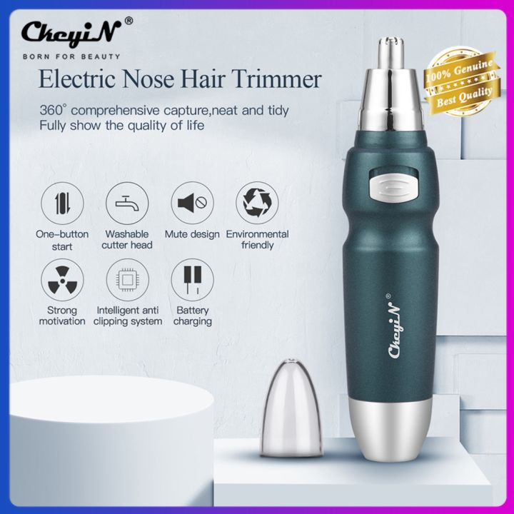 【Fulfilled by Lazada】Ckeyin Electric Nose Hair Trimmer Washable Nose ...