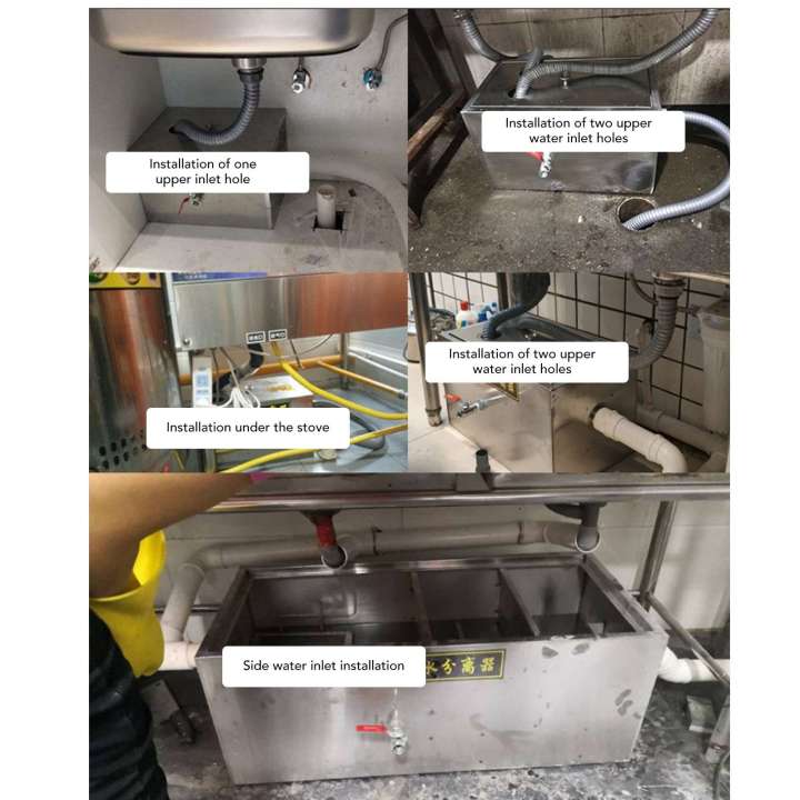 Waste Oil Water Separator Sealing Strips Dense Mesh Top Inlet Stainless ...