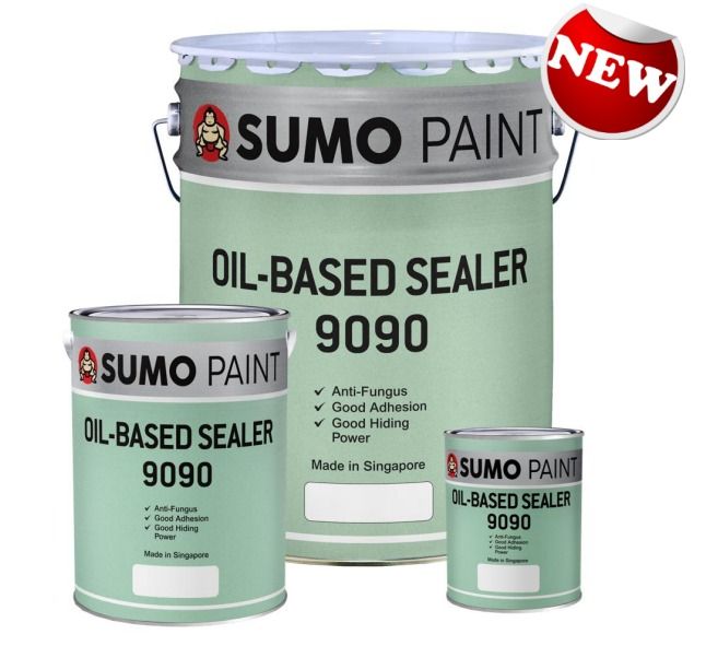 SUMO PAINT 9090 Oil Base Sealer (Anti-Fungus, Good Adhesion, Good ...